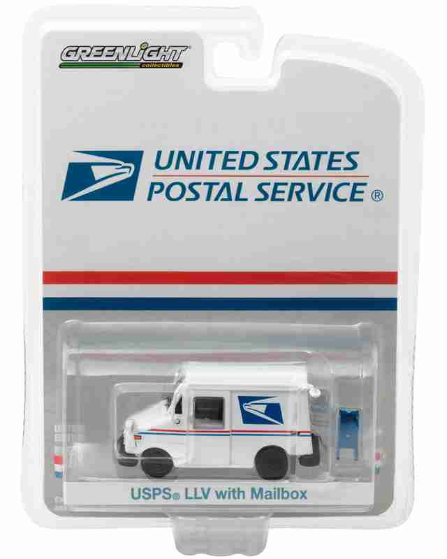 USPS LLV With Mailbox 1:64 Greenlight – Totalcar Miniaturas