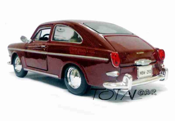 Volkswagen 1600 Fastback 1967 1:24 Maisto Vinho – Totalcar Miniaturas