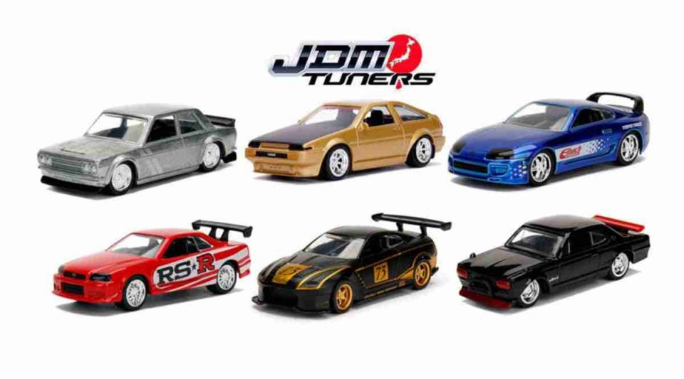 Coleção C/ 6 JDM Tuners Wave 4 1:64 Jada Toys – Totalcar Miniaturas