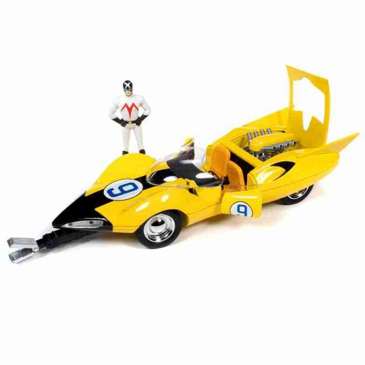 Speed Racer Racer X Shooting 9 Star 1:18 Auto World – Totalcar Miniaturas