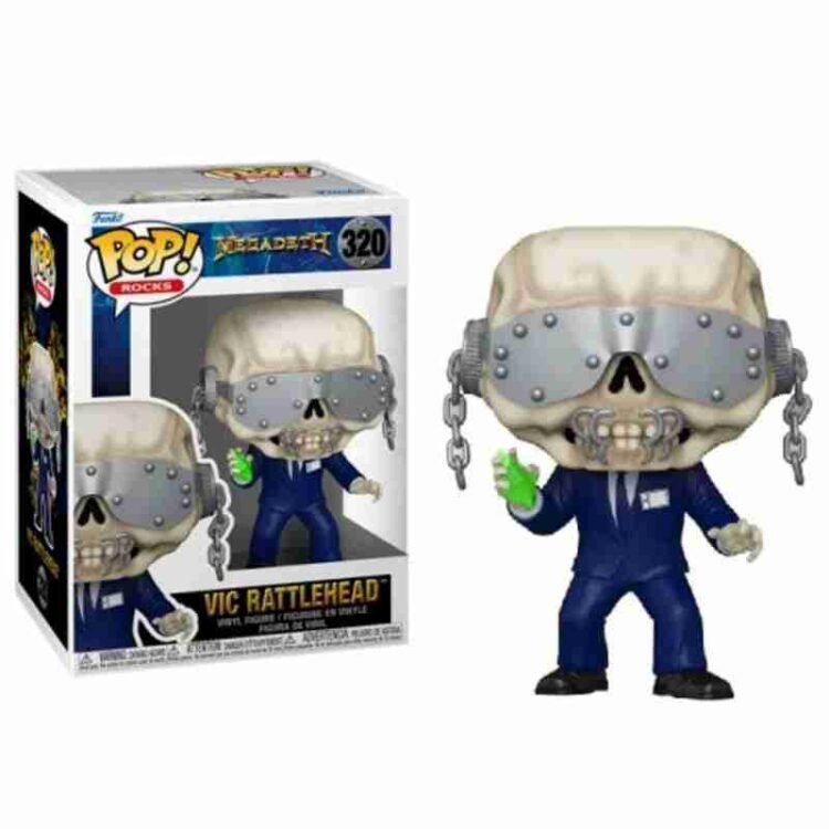 Megadeth Vic Rattlehead – Funko Pop Rock – Totalcar Miniaturas