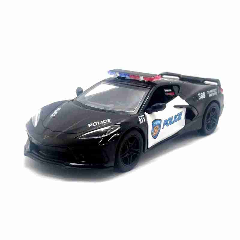 Chevrolet Corvette Stingray C8 2021 Police 1:36 Kinsmart – Totalcar ...