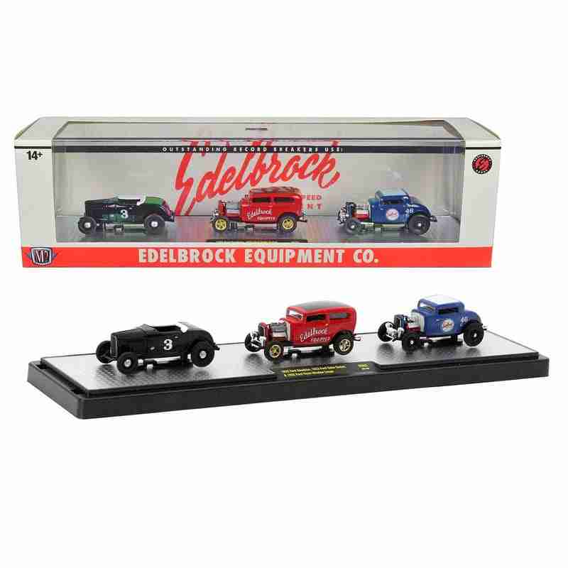 Kit Ford 1932 Hot Rods Edelbrock Equipment 1:64 M2 Machines – Totalcar ...